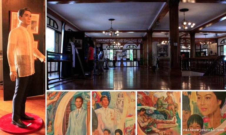 Ferdinand Marcos museum and a mural at Congresswoman Imelda Marcos ...